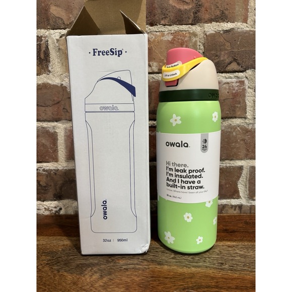 owala | Dining | New Owala 32 Oz Freesip Stainless Steel Water Bottle ...